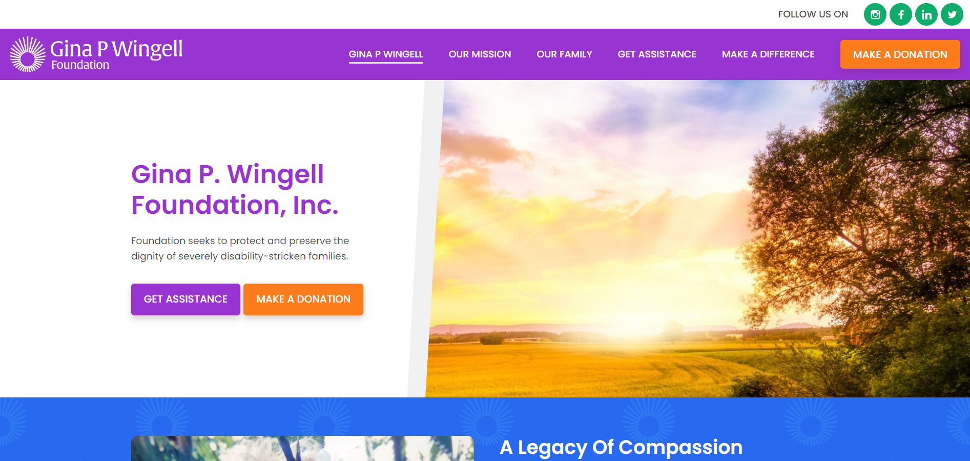 Home - Gina P Wingell Foundation